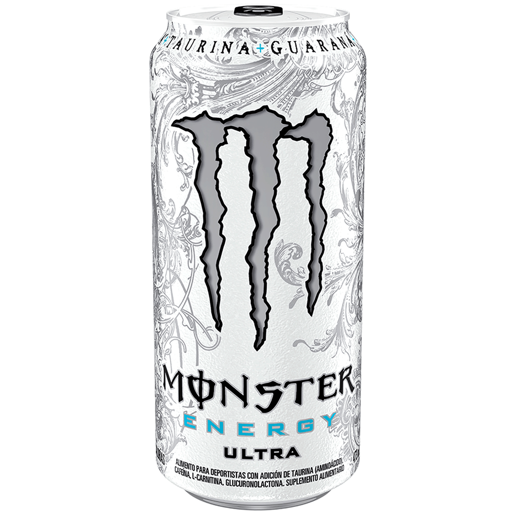 Bebida energética Monster 473 ml, energy ultra - spidcl