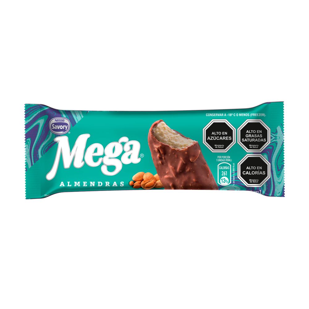 Helado Mega Almendras 90 ml - spidcl
